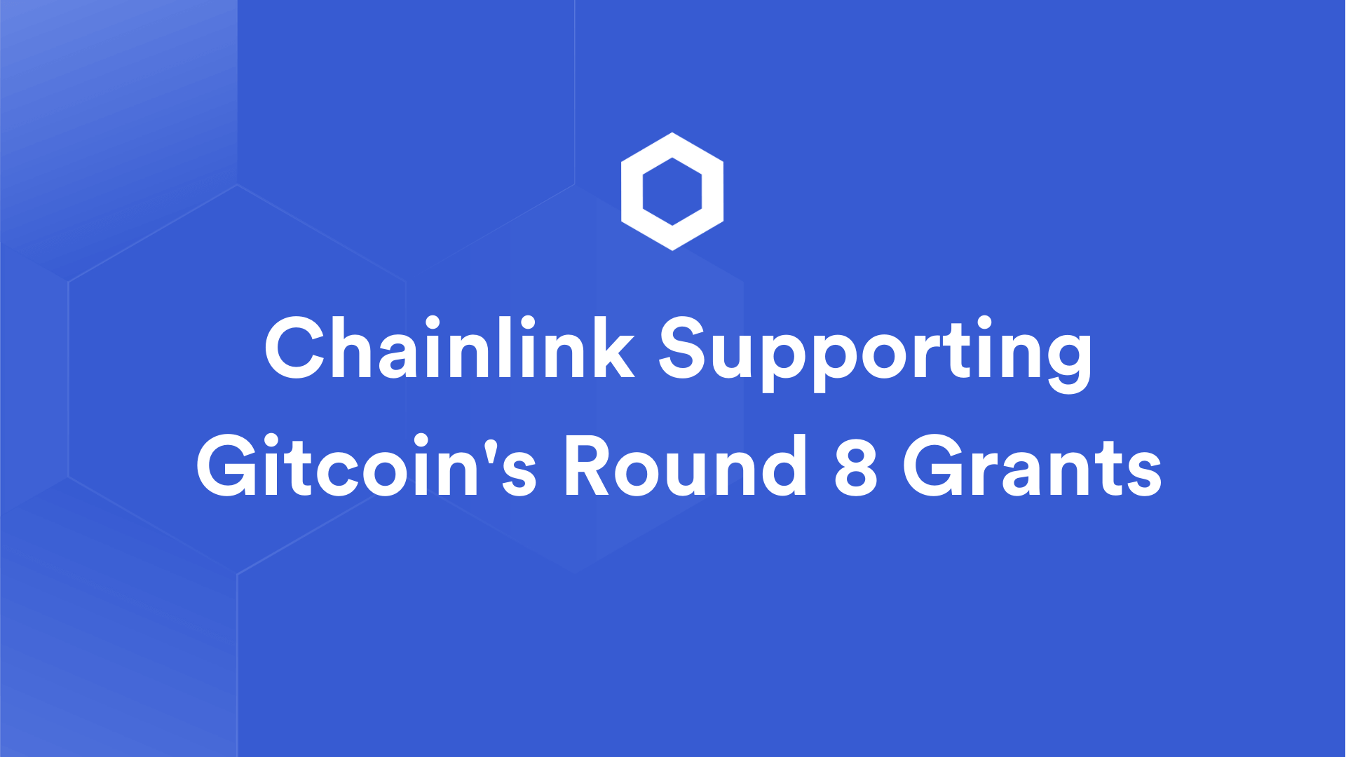 Chainlink Participating in Gitcoin Grants Round 8 to Support Ethereum