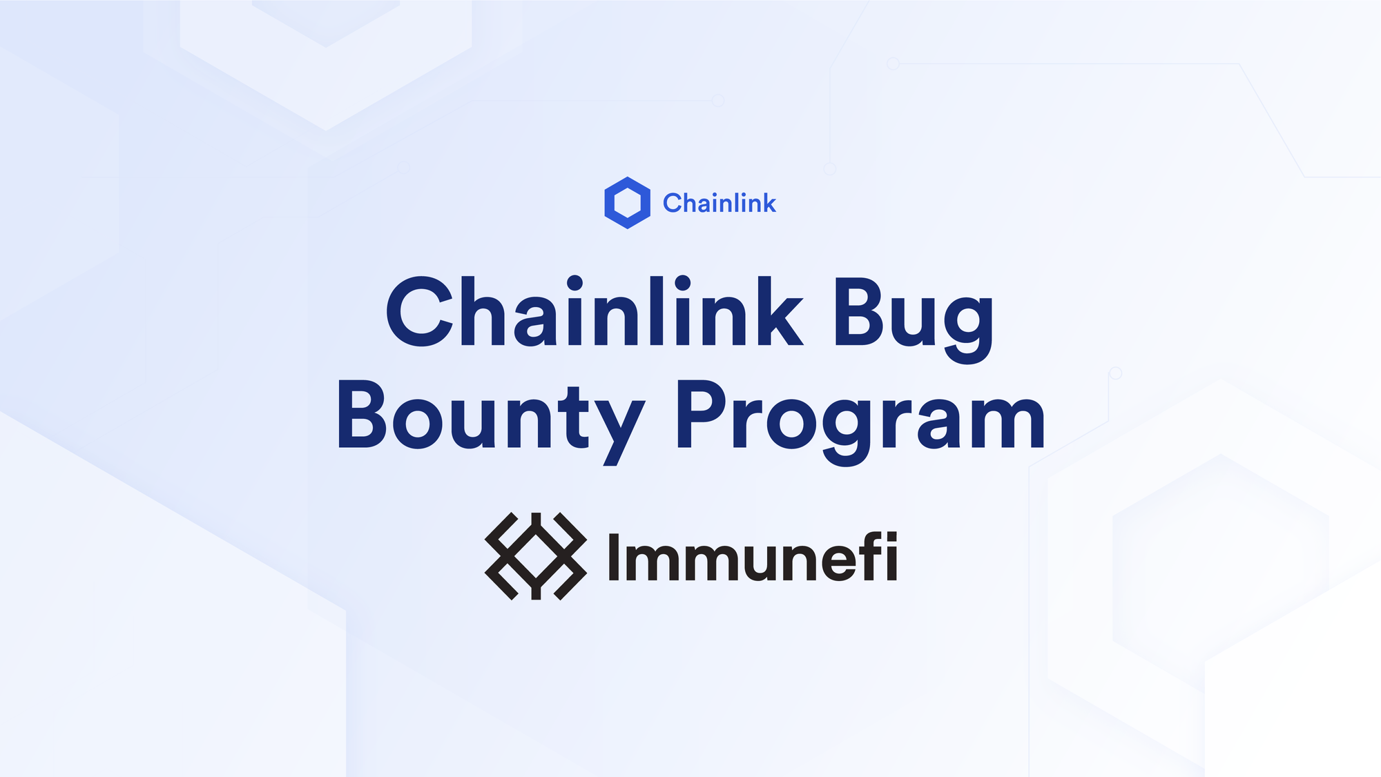 Expanding the Chainlink Bug Bounty Program to Immunefi