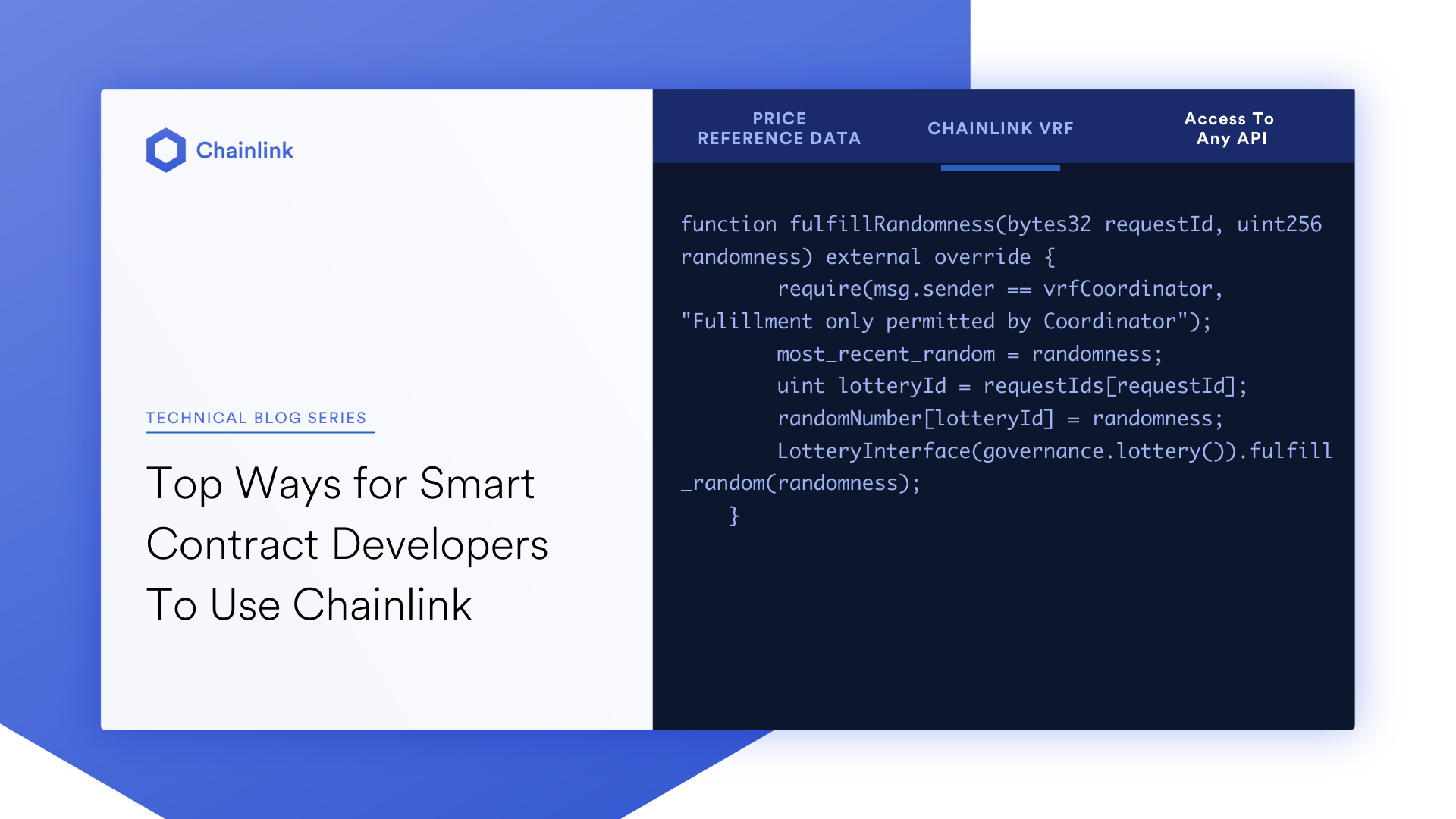 Chainlink Oracle Solutions for Smart Contract Developers