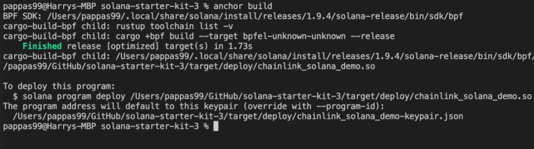 How to Build and Deploy a Solana Smart Contract | Chainlink Blog