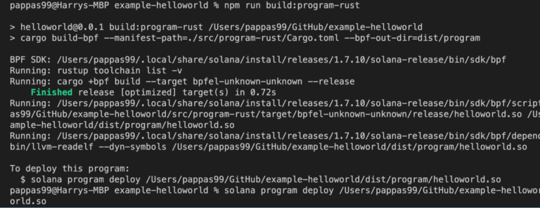 How to Build and Deploy a Solana Smart Contract | Chainlink Blog