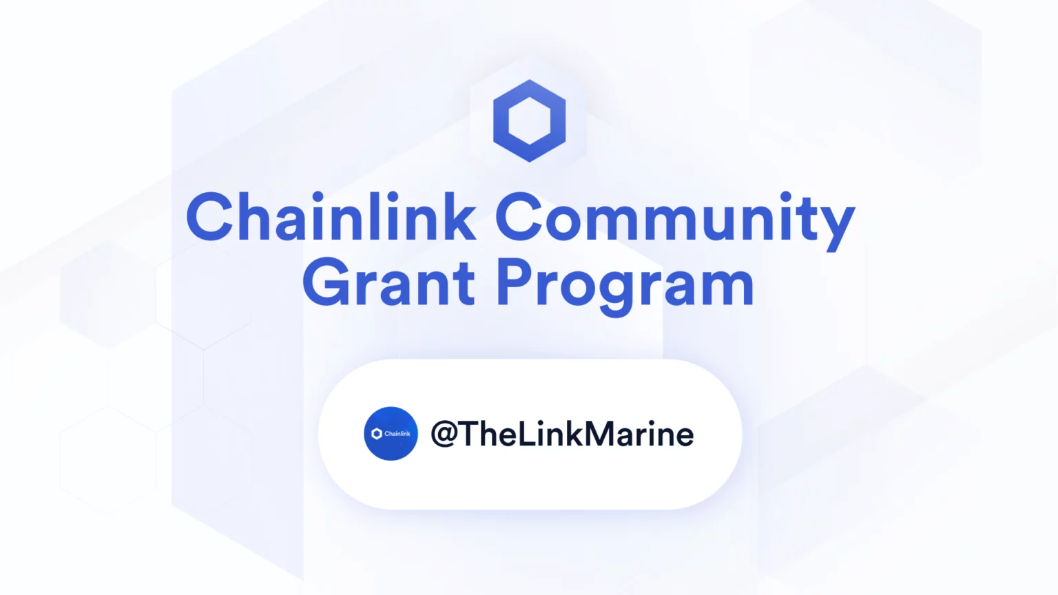 TheLinkMarine Receives Chainlink Grant for Chainlink Ecosystem Website