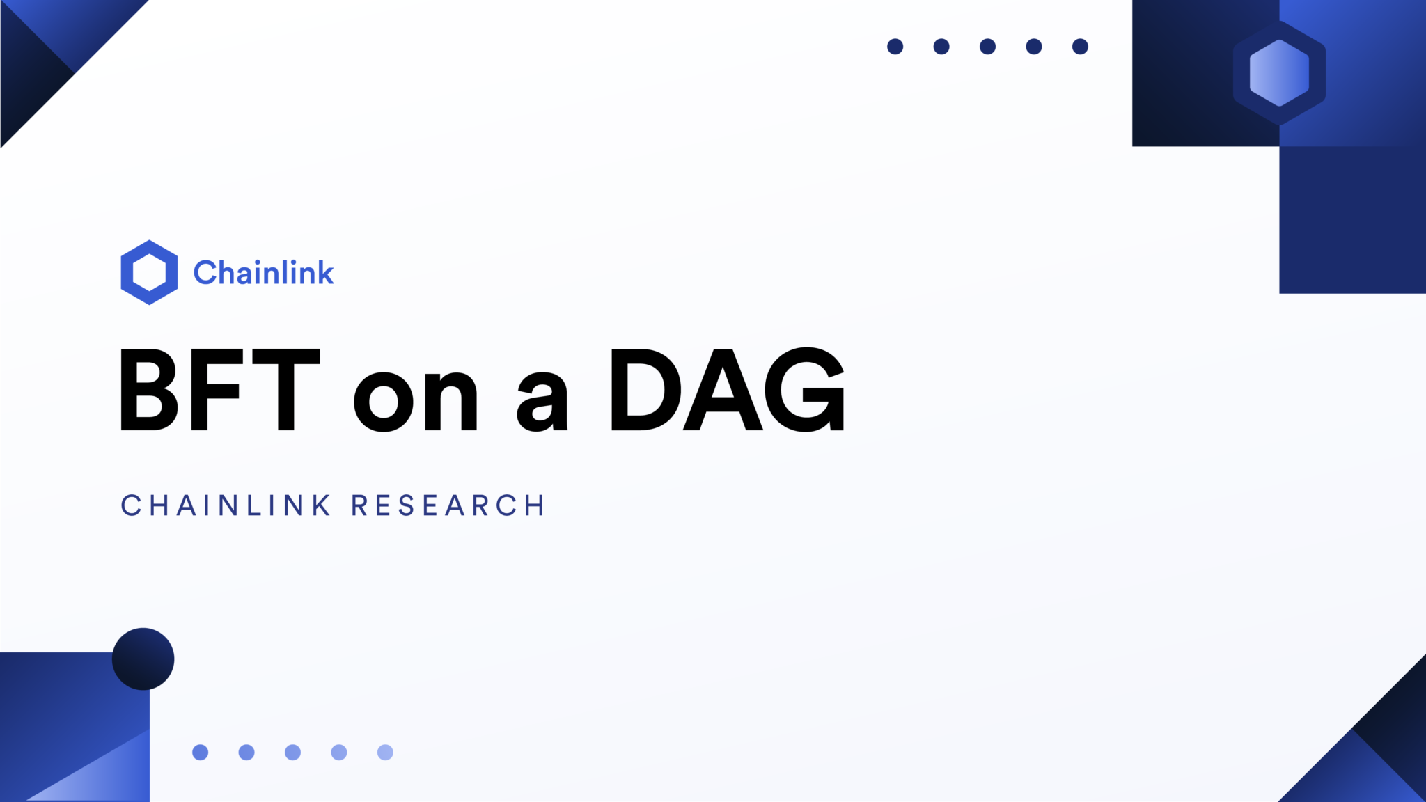 Execution and Parallelism for DAG-Based BFT Consensus | Chainlink Blog