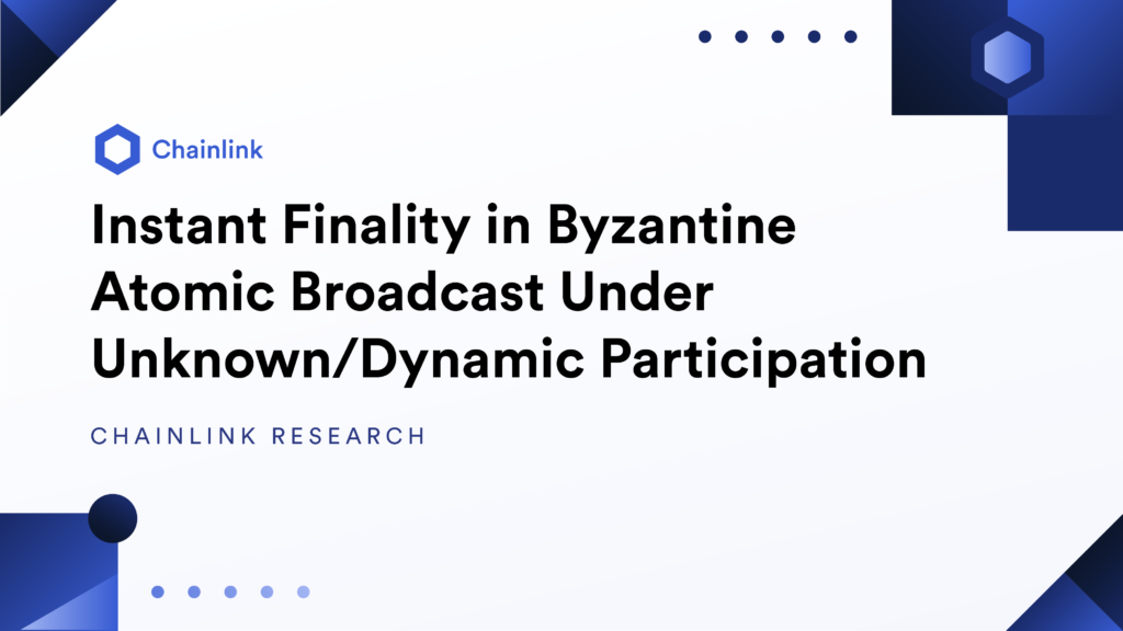 BFT on a DAG | Chainlink Blog