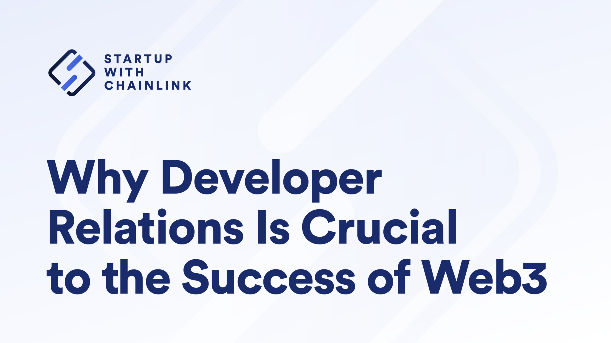 Building and Scaling a Web3 Developer Community | Chainlink Blog