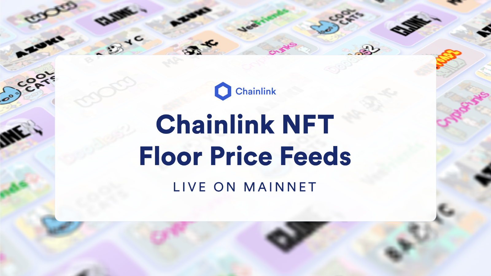 Chainlink NFT Floor Price Feeds Are Live on Ethereum Mainnet