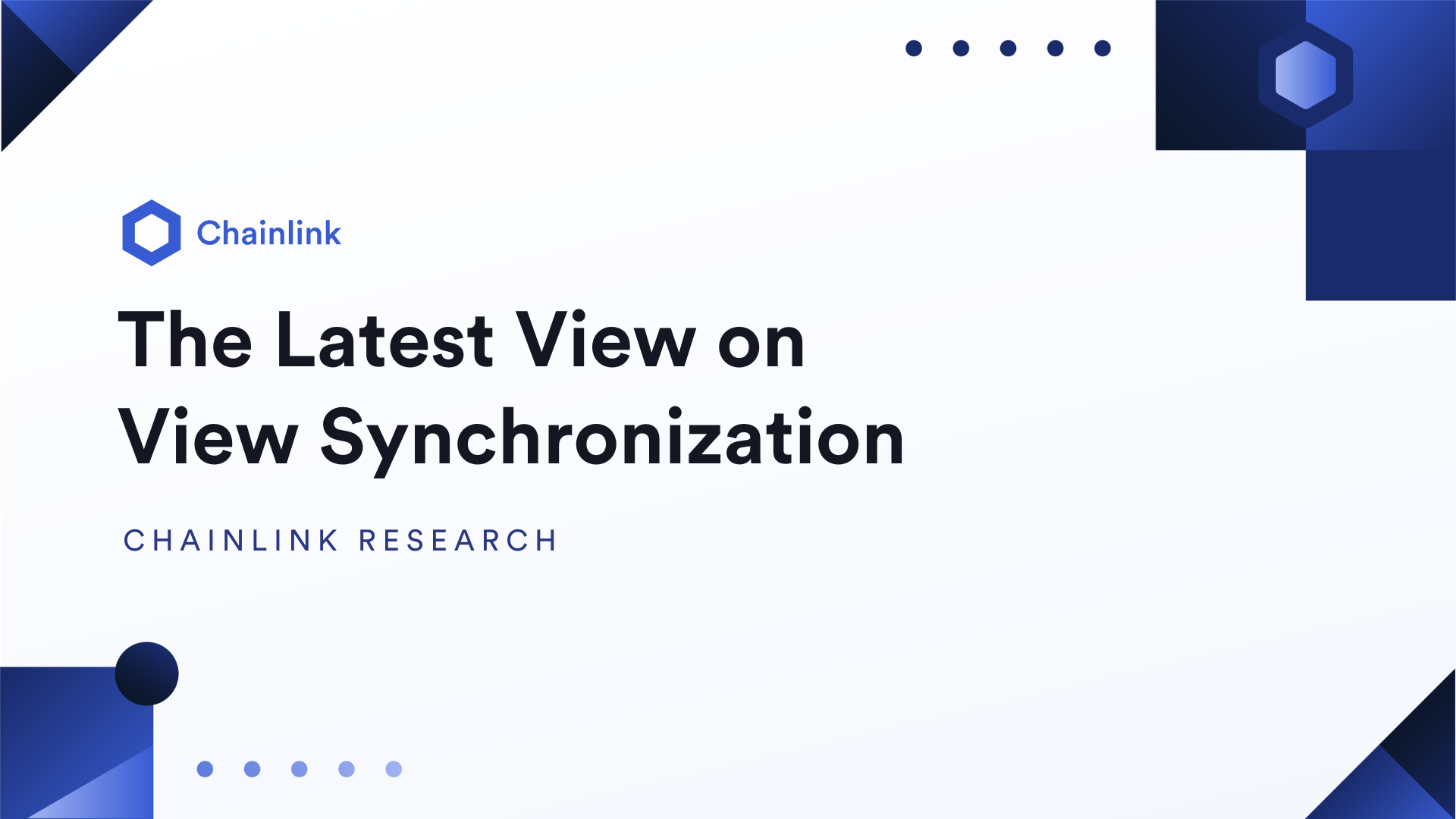 The Latest View on View Synchronization