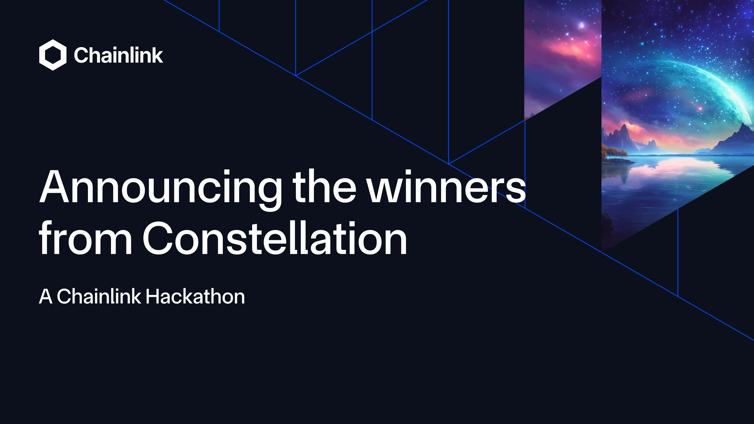Chainlink Constellation Hackathon Winners | Chainlink Blog