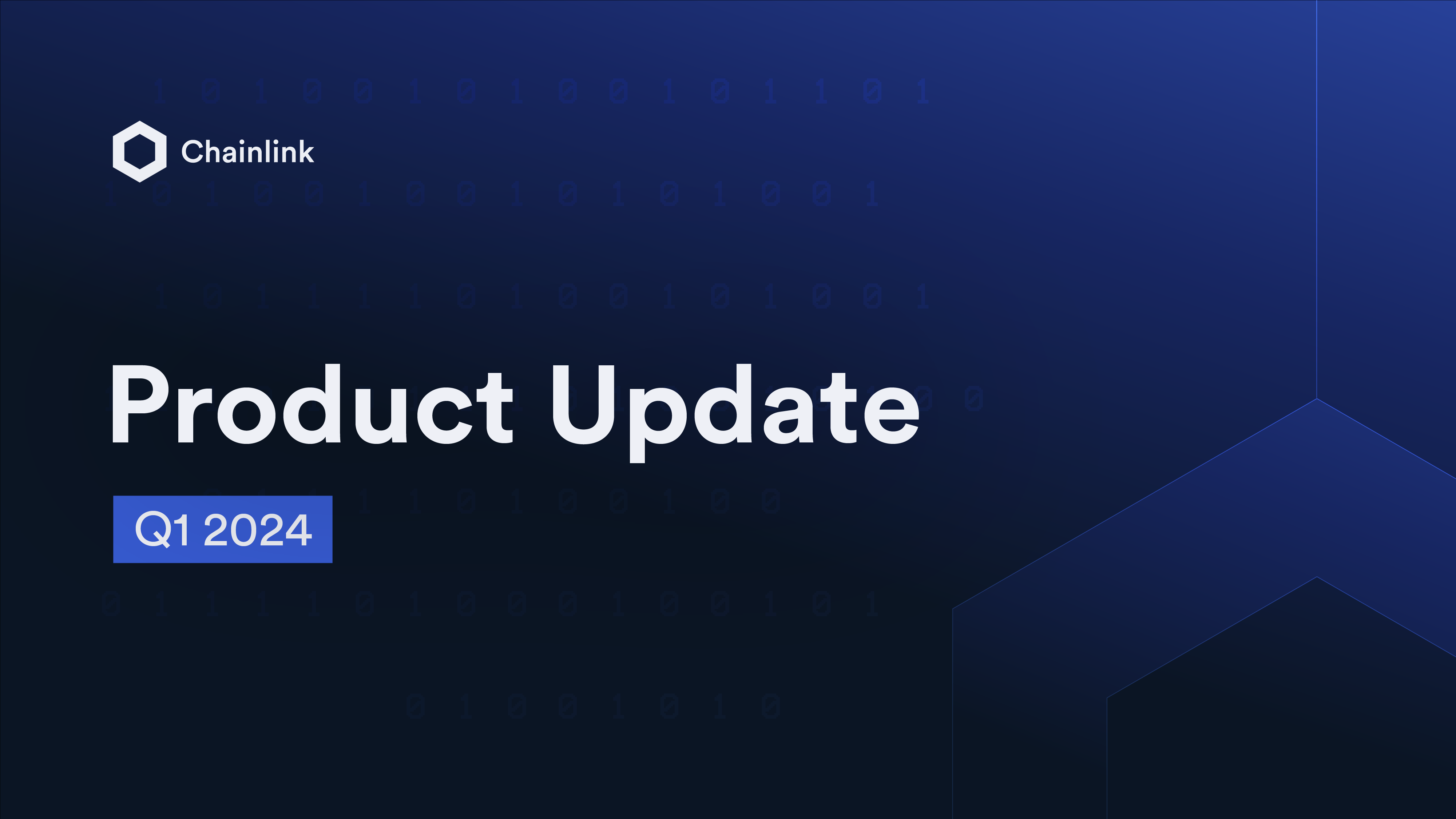 Chainlink Product Update: Q1 2024