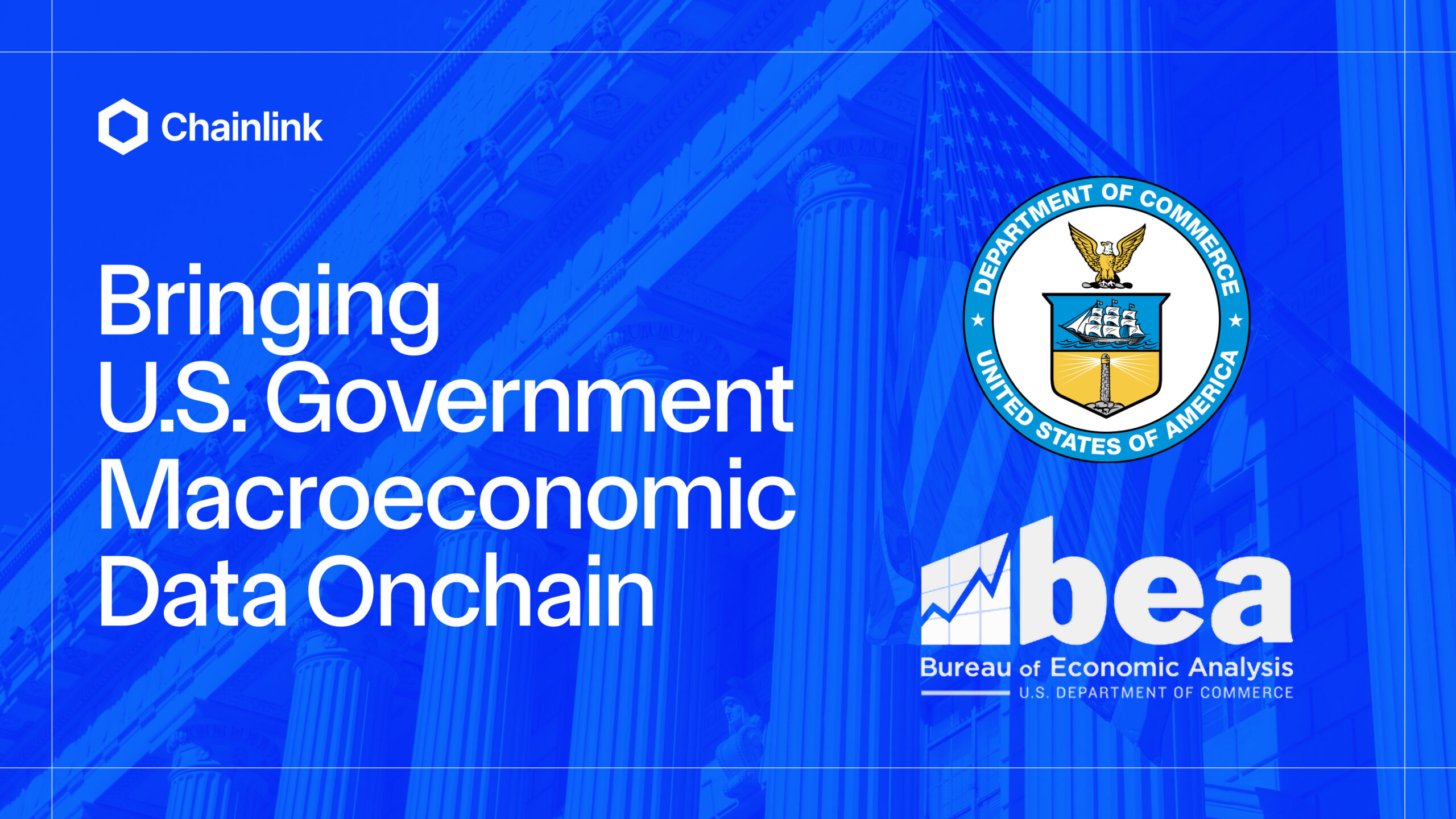 U.S. Department of Commerce and Chainlink Bring Economic Data Onchain